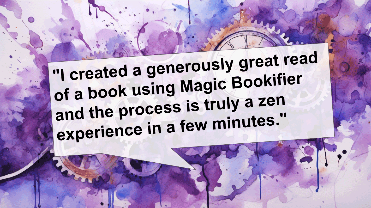Magic Bookifier Splash